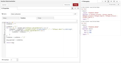 Set Payload Message With Function Node General Node Red Forum