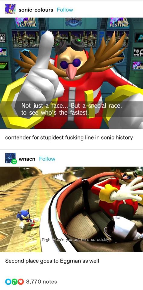 Dumbest Sonic Lines Curatedtumblr