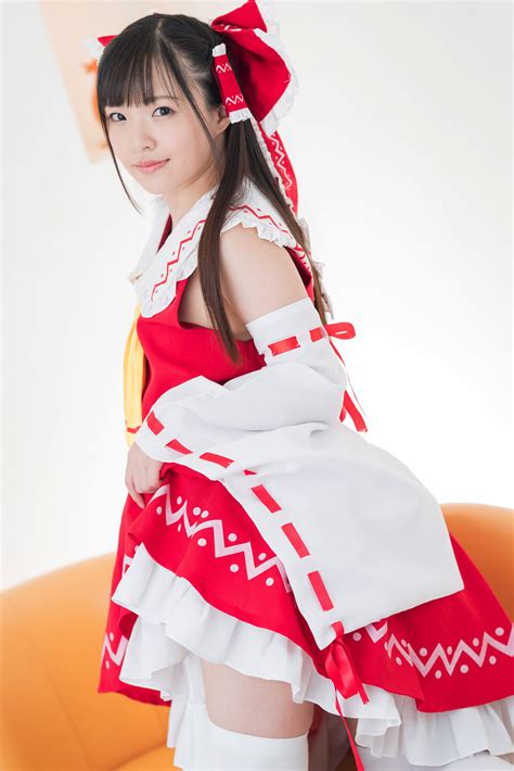 Anime Ero Cosplay Hakurei Reimu Anime Cosplay Touhou Project Touhou Тохо