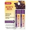 Burts Bees 100 Natural And Moisturizing Lip Balm Rescue 4 Pack Multi