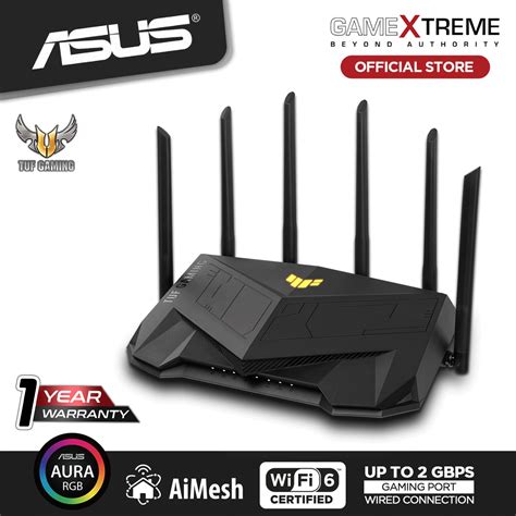 Asus Tuf Ax Dual Band Gaming Wifi Router With Dedicated Gaming Port Lazada Ph