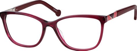 Red Rectangle Glasses 7820218 Zenni Optical Glasses Eyeglasses
