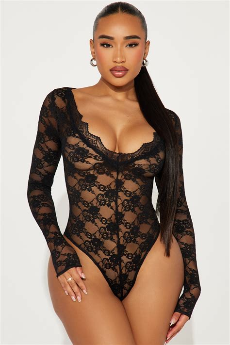Sheer Bodysuits Fashion Nova