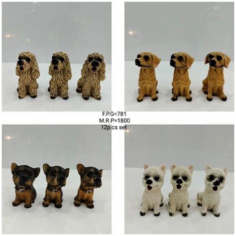 Buff Cocker Dog Set At Rs 810 Decorative Showpiece In Kolkata Id