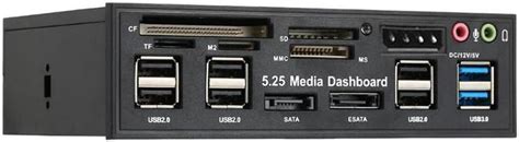 Multi Function Usb 30 Hub Esata Sata Port Internal Card Reader Pc