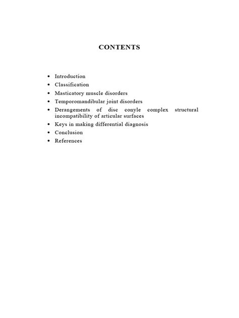 Tmj Disorder Compressed Pdf Periodontology Human Tooth