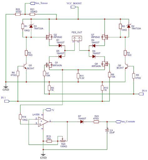 Schematic Of H Bridge With Current Sensor Source Adapted From De Download Scientific Diagram