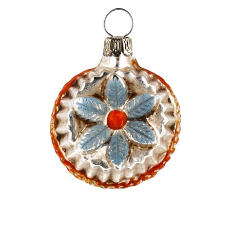 Marolin Blue Bloom Ornament From Vaillancourt