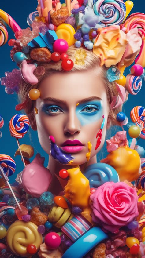 Rock Candy Goddess Portrait • Promptden