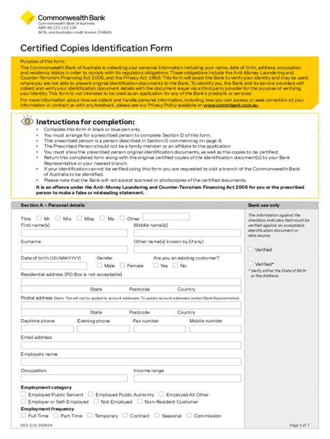 Certified Copies Identification Form Fill Out And Sign Online Dochub