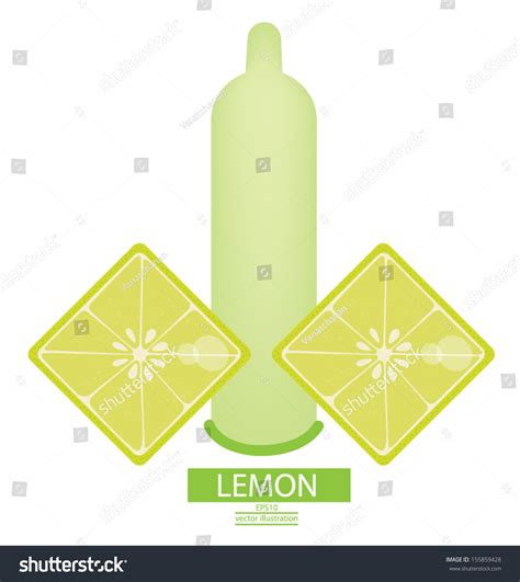 Lemon Sex Penis Symbol Condom Vector Stock Vector Royalty Free 155859428 Shutterstock