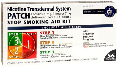 Habitrol Nicotine Trans Patch Kit Patch 56 Bydr Reddys Lab Usa