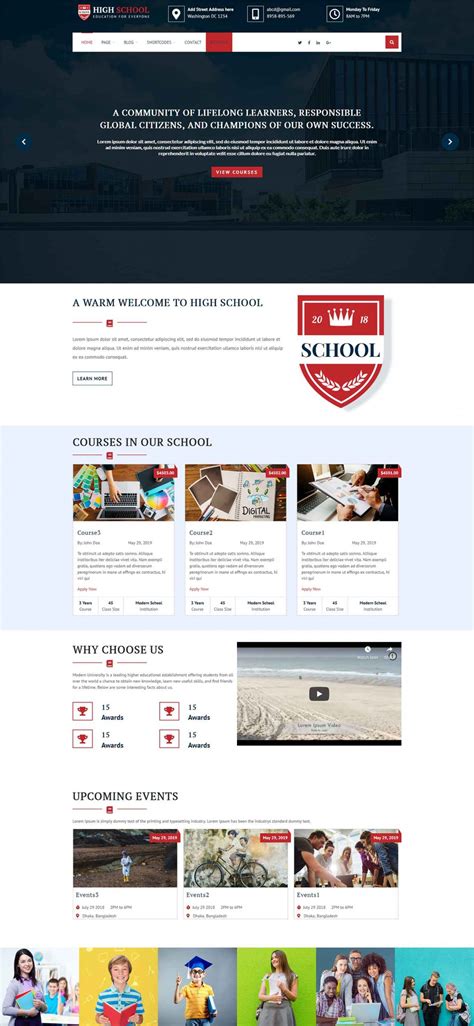 55 Best School Wordpress Themes 2024 Free And Premium Theme Junkie