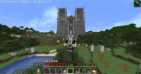 Massive Cathedral Build Finished In My Hardcore World Rminecraft