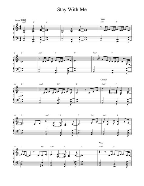 Stay With Me Piano Tutorial