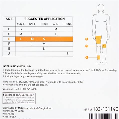 Mckesson Spandagrip™ Pull On Elastic Tubular Support Bandage 3 1 2