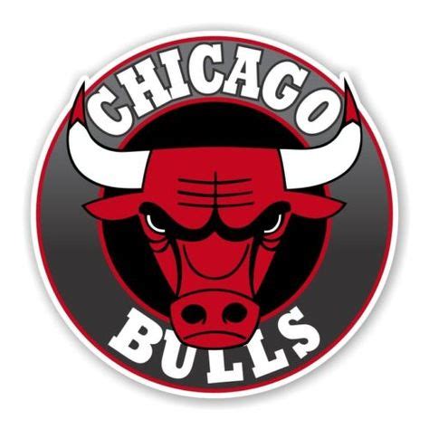 Chicago Bulls Logo In Black And Red