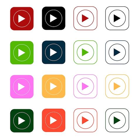 Premium Vector Square Play