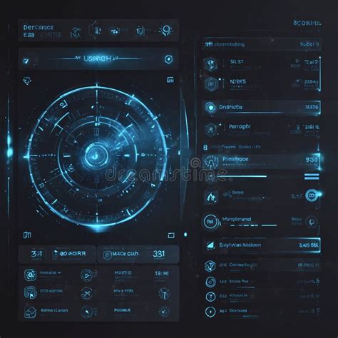 Mega Pack Set Target HUD Futuristic User Interface Futuristic Virtual Graphic Touch User