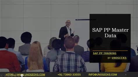 sap pp master data