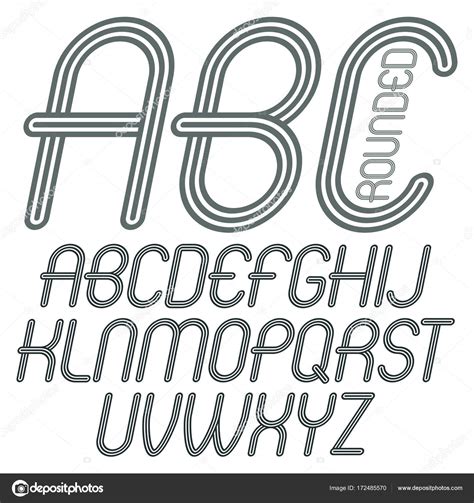 영어 알파벳 편지 스톡 벡터 ©ostapius 172485570