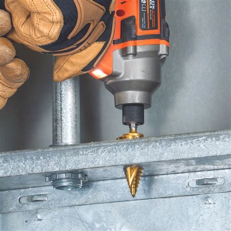 Klein 25951 Vaco Electricians Double Fluted Spiral Step Bit Kit 3 Piece