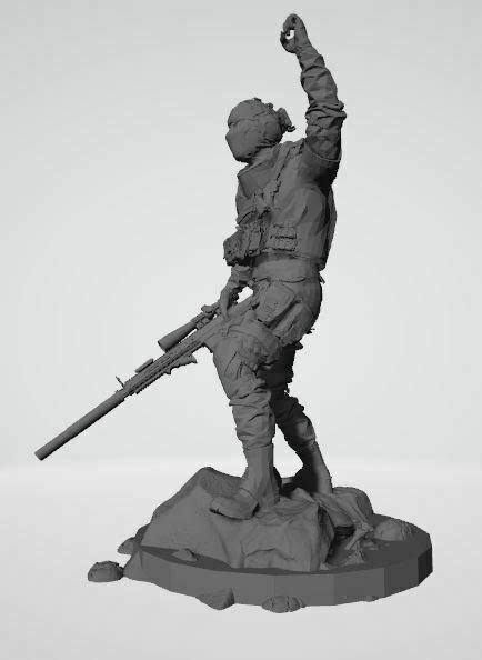 Stl File Nikto Spawn Cod Modern Warfare 2 🎮・3d Printing Model To