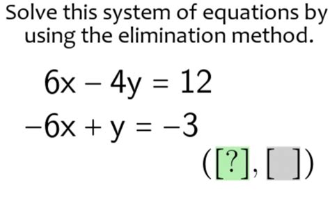 solved solve this system of equations by using the elimination method