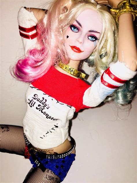 Harley Quinn Ooak Repaint Custom Doll 1940804585