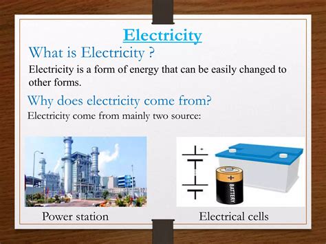 Electricityelectric Chargeelectric Current And Electric Circuit Pptx