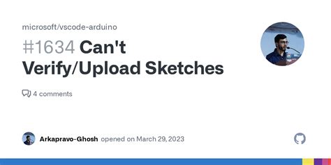 Can T Verify Upload Sketches Issue Microsoft Vscode Arduino GitHub