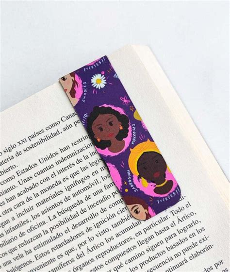 Separador Alargado De Libro Mujeres Colombianas Pandamug