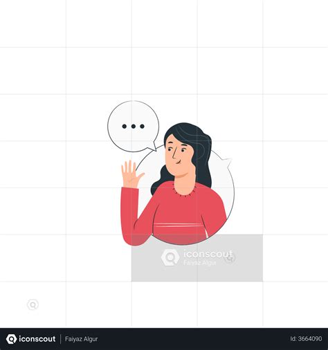 Girl Saying Bye Animation By Faiyaz Algur Lottiefiles