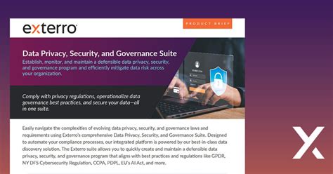 Data Privacy Security And Governance Suite Brief