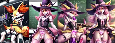 Rule 34 Ai Generated Brainwashing Braixen Dildo Feminization