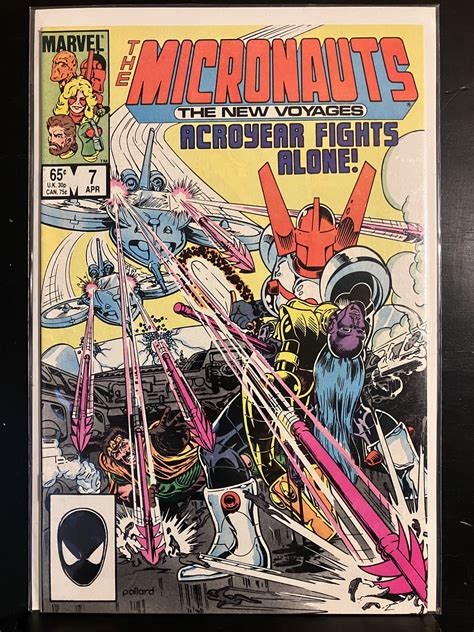 Micronauts The New Voyages 7 1985 Comic Books Copper Age