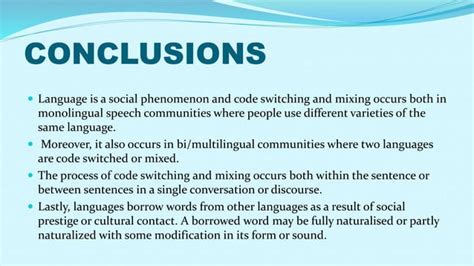 Code Switching J Mixing And Borrowing Pptx