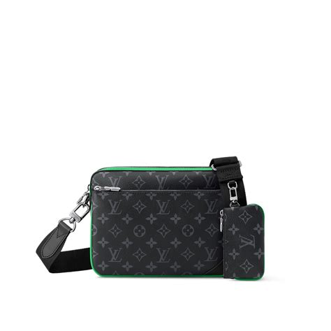 Trio Messenger Monogram Shadow Leather Bags Louis Vuitton