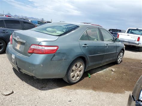 Vin Jtnbe46k573060600 Toyota Camry 2007 Ce Turquoise 2 4l 4 Free Car