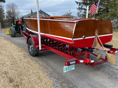 1951 18 Ft Penn Yan President Inboard Stern Engine Drive Runabout