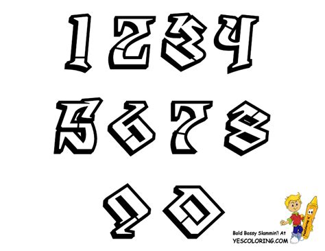 Graffiti Coloring Pages To Print 608096 Clipart Library