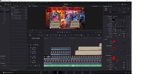 saving settings for titles r davinciresolve