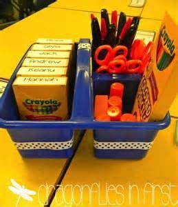 Classroom Organization Table Caddies Caddy Organization Ideas