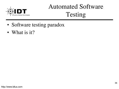 Ppt Automated Software Testing Using Open Source Testing Tools By