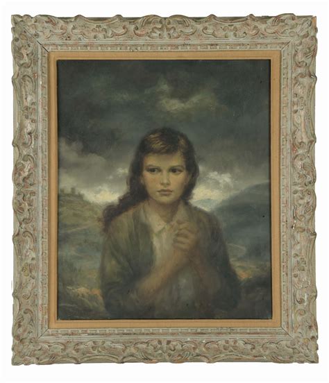 Joseph Wallace King American 1911 1996 Girl Of Friesole Auctions