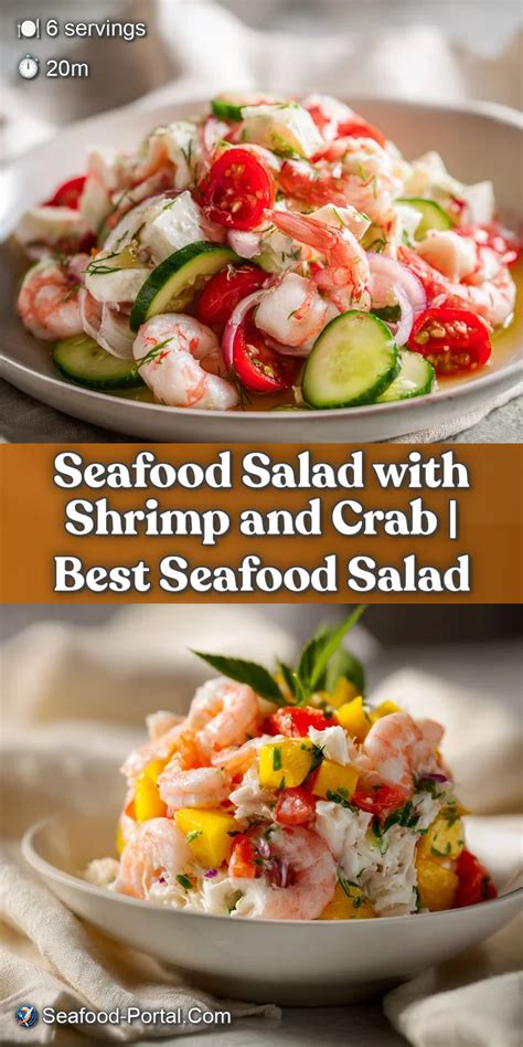 Seafood Salad With Shrimp And Crab In 20 Minutes Seafood Portal