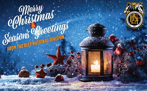 Merry Christmas And Seasons Greetings From The Blet National Division