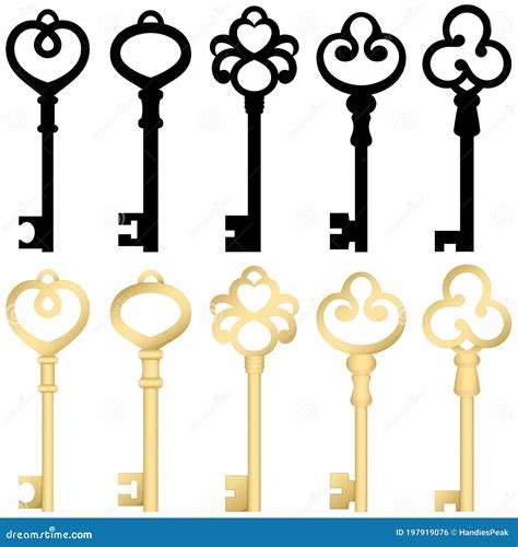 Skeleton Key Vector