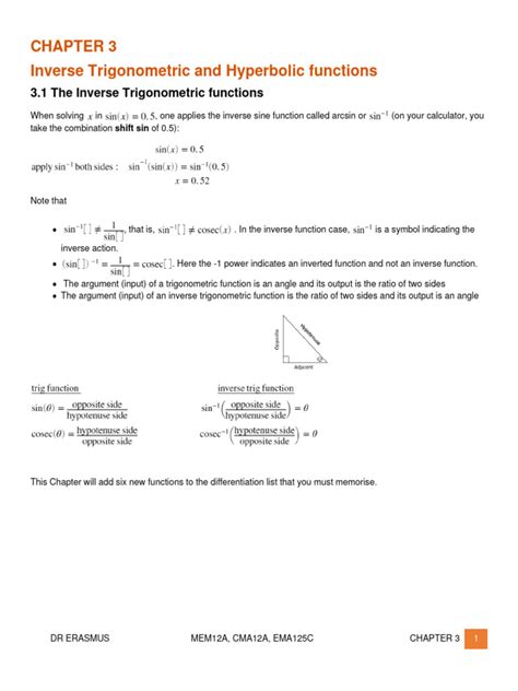 M2 Chapter3 Pdf Trigonometric Functions Function Mathematics