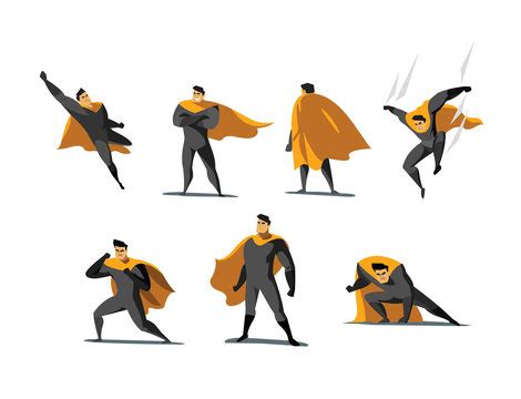 Superhero Action Pose